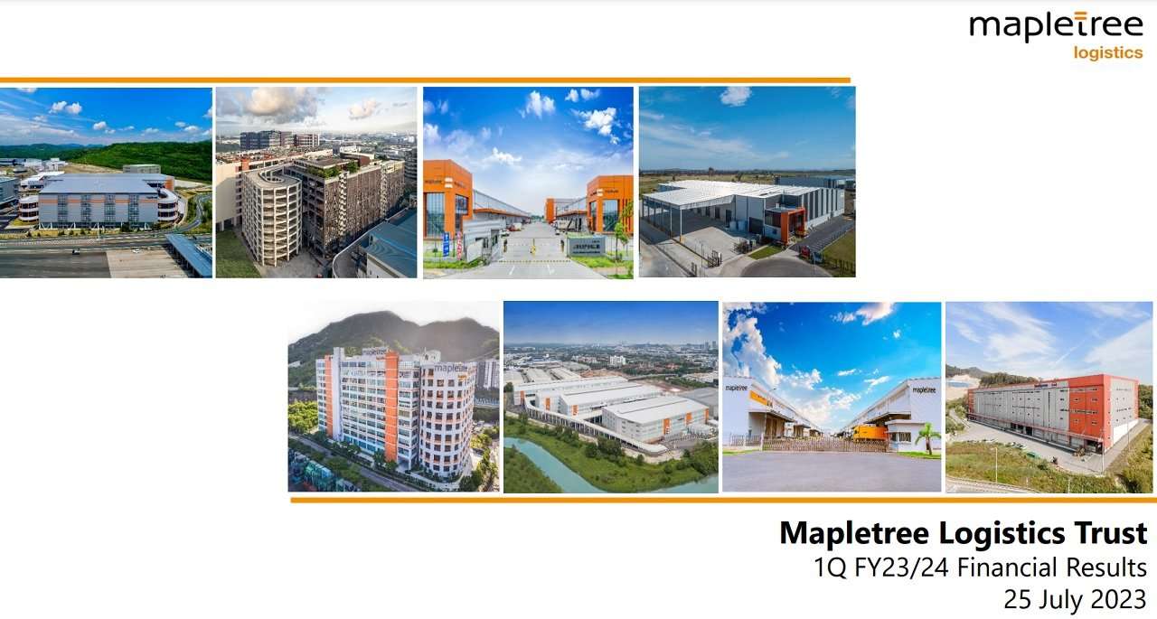 Mapletree Logistics Trust 1Q FY23/24 Financial Results - My Sweet ...