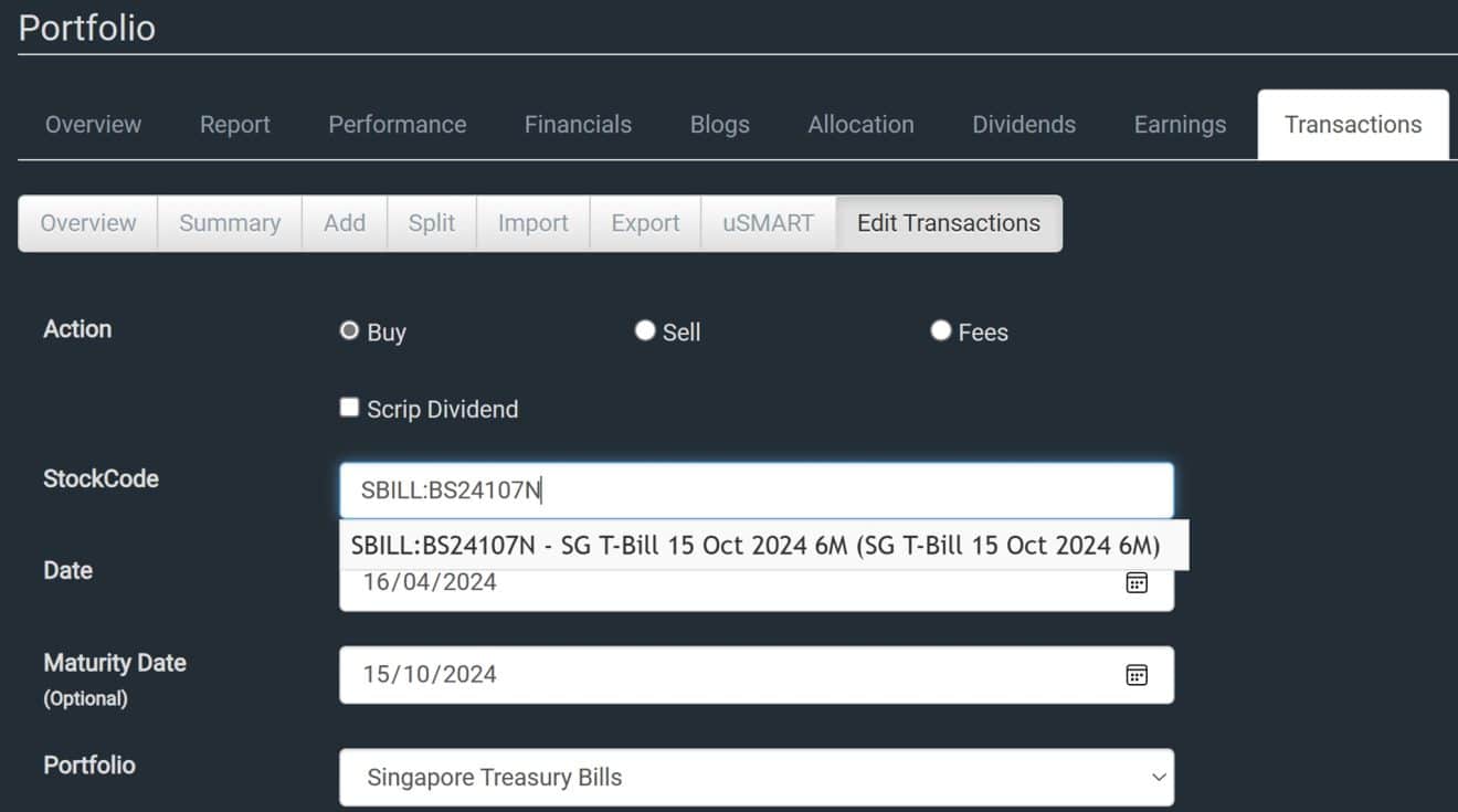 T Bill Singapore BS26101E: Safe Investment Guide - My Sweet Retirement